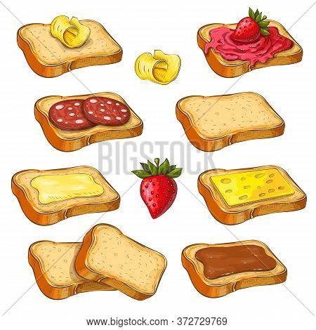 Toast And Jam Clipart