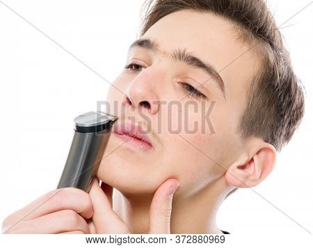 Teenage Boy Shaving Image & Photo (Free Trial) | Bigstock