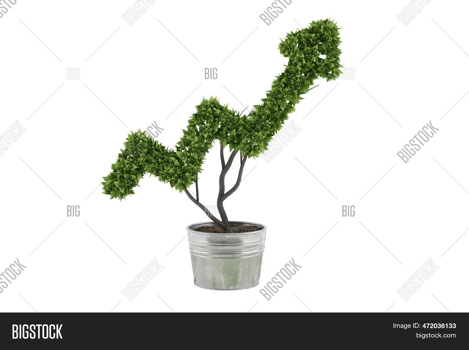 Plant Pot Cut Shape Image & Photo (Free Trial) | Bigstock