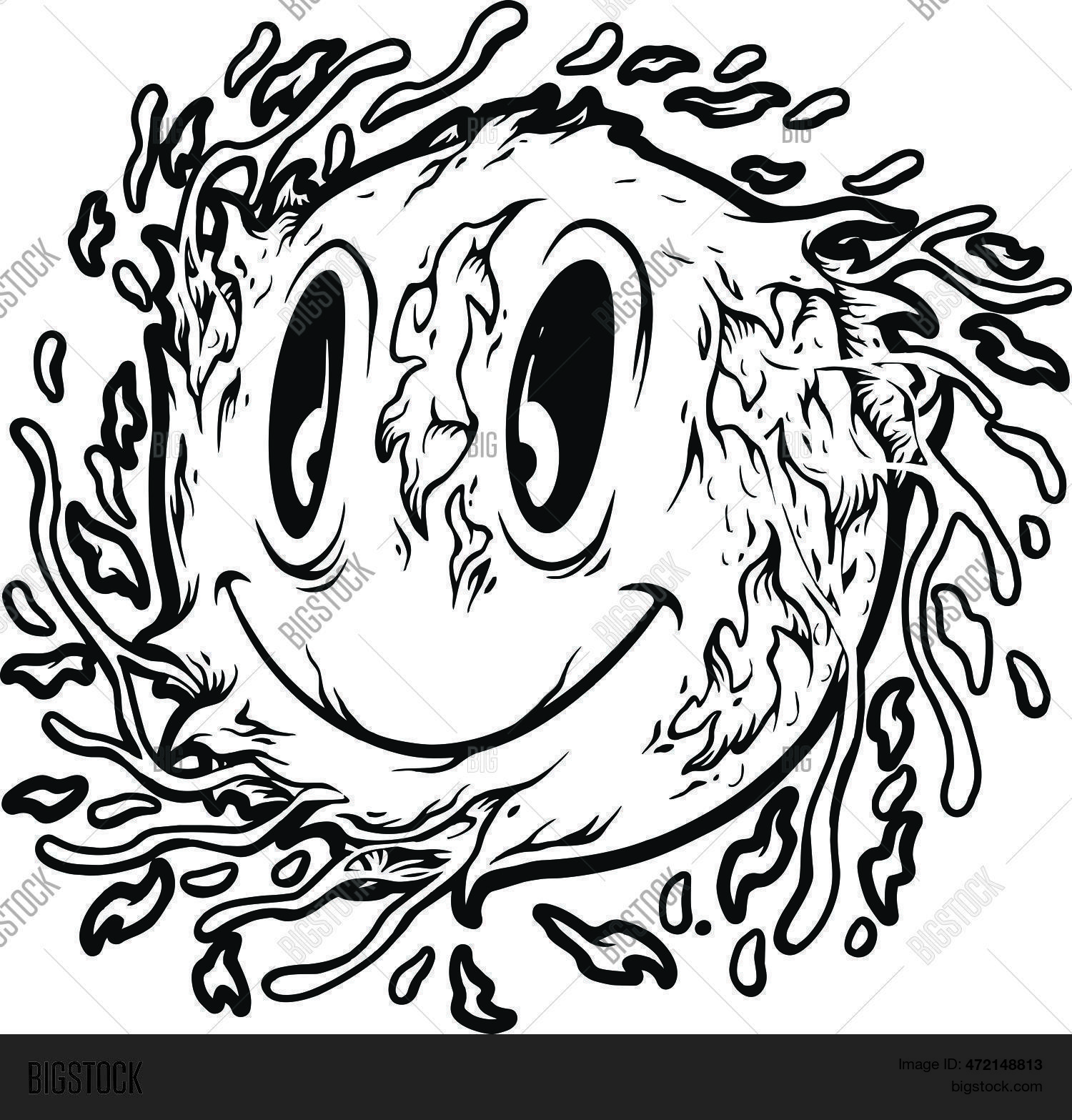 Creepy Melting Vector & Photo (Free Trial) | Bigstock