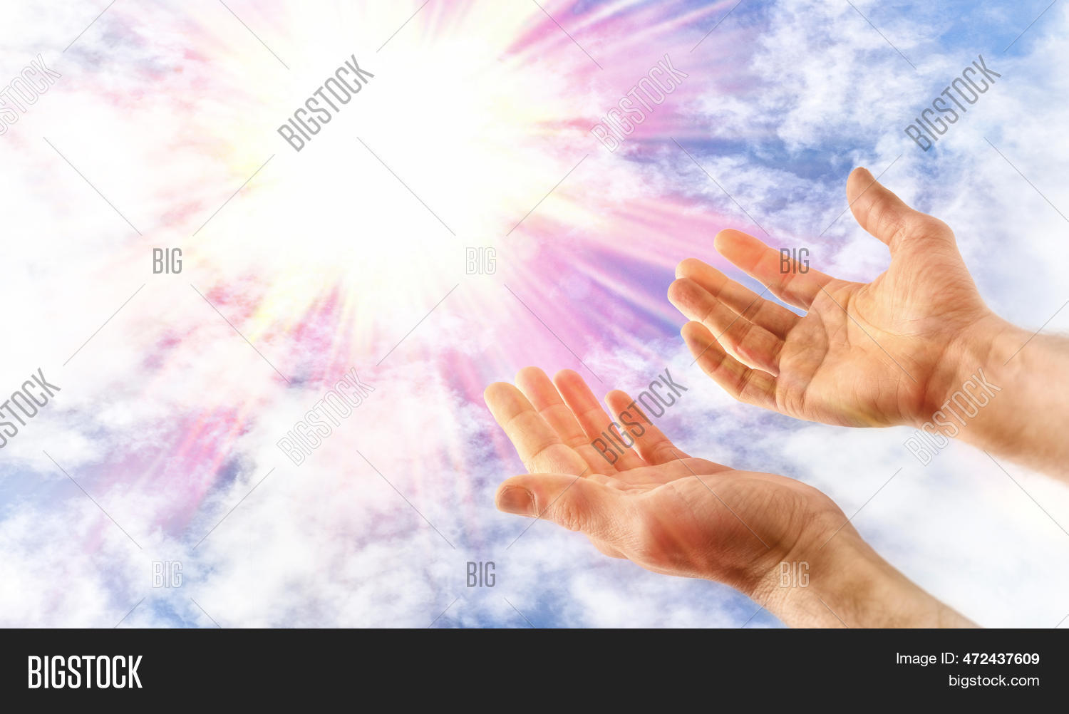 Hands Outstretched Image & Photo (Free Trial) | Bigstock