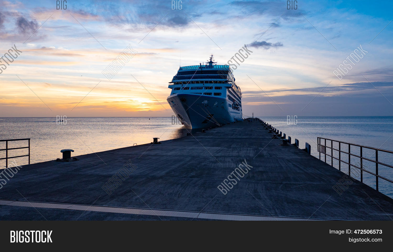 Cruise Ship Port Pier Image & Photo (Free Trial) | Bigstock