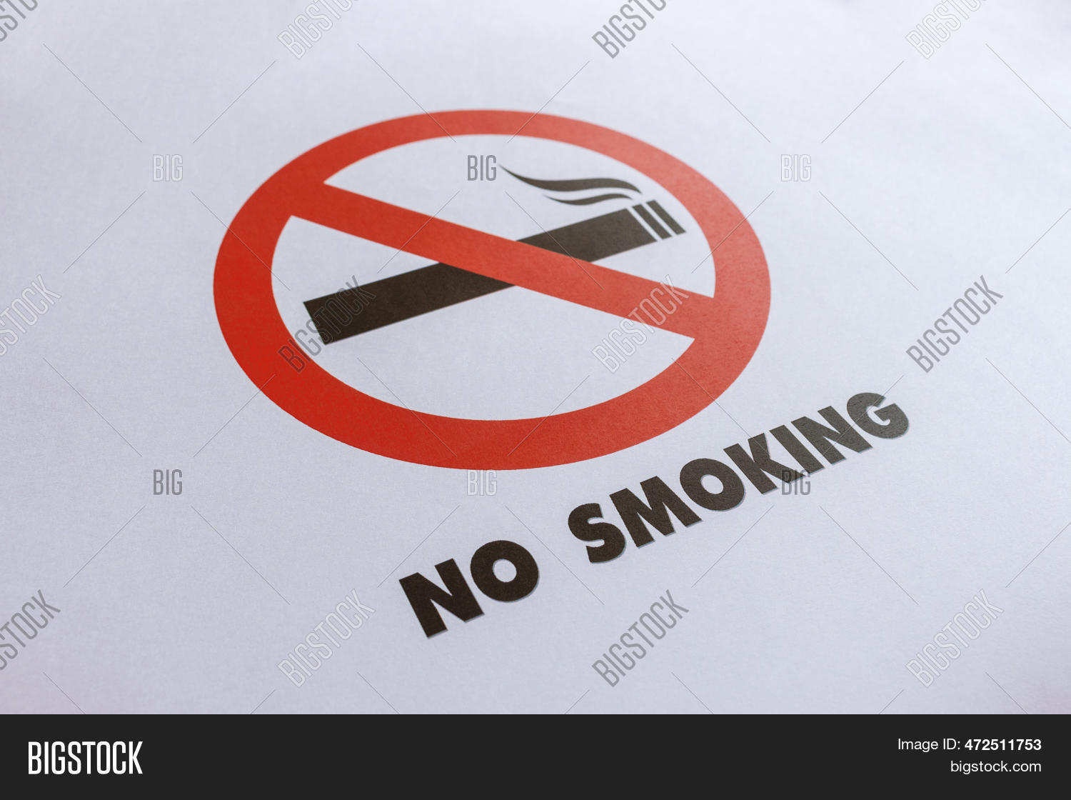 Closeup No Smoking Image & Photo (Free Trial) | Bigstock