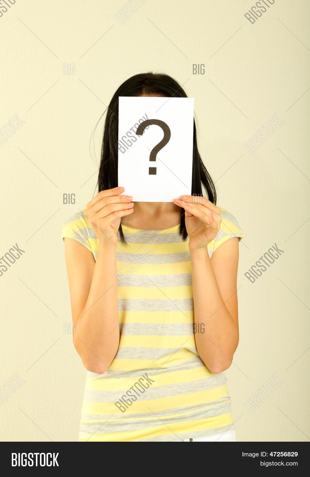Woman Question Marks Image & Photo (Free Trial) | Bigstock