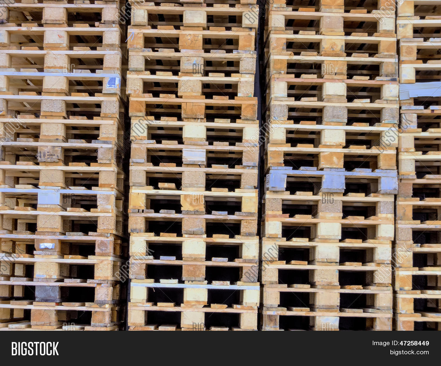 Stacked Pallets, Image & Photo (Free Trial) | Bigstock