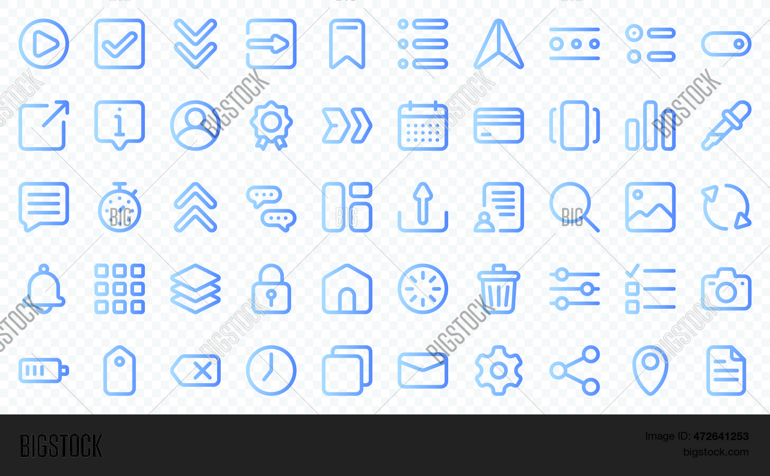 Basic User Interface Vector & Photo (Free Trial) | Bigstock