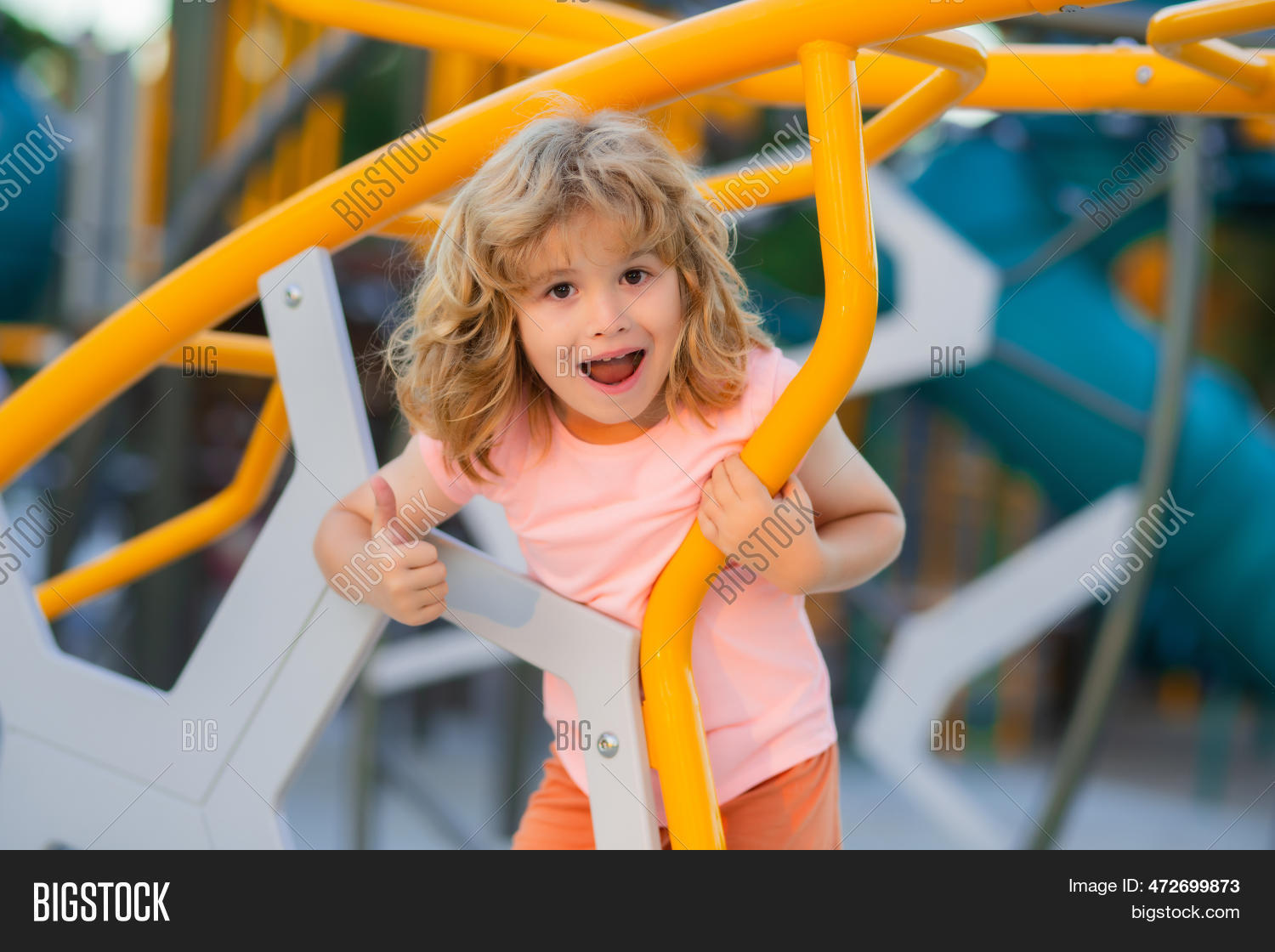 Cute Kid Having Fun Image & Photo (Free Trial) | Bigstock
