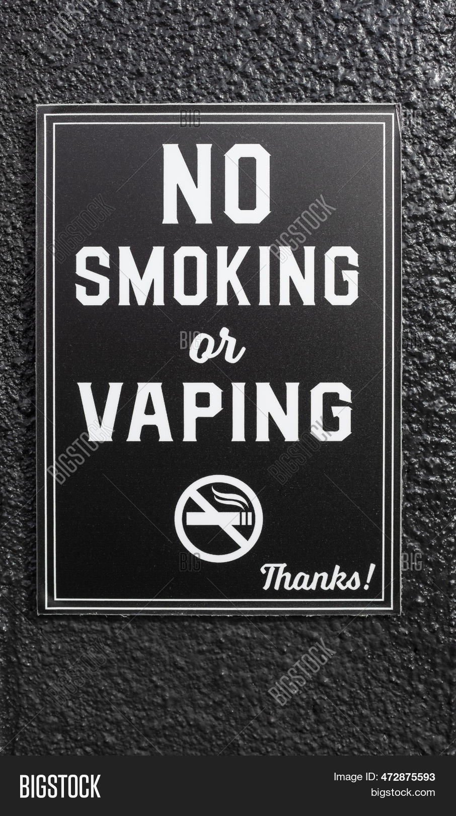 No Smoking Vaping Sign Image & Photo (Free Trial) | Bigstock