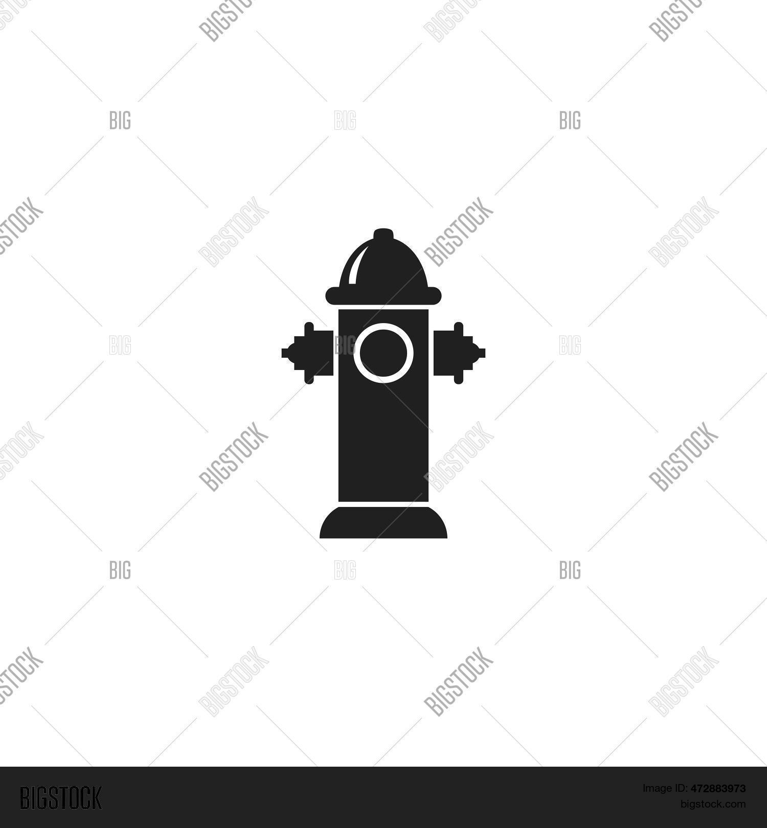Fire Hydrant Symbol Vector & Photo (Free Trial) | Bigstock