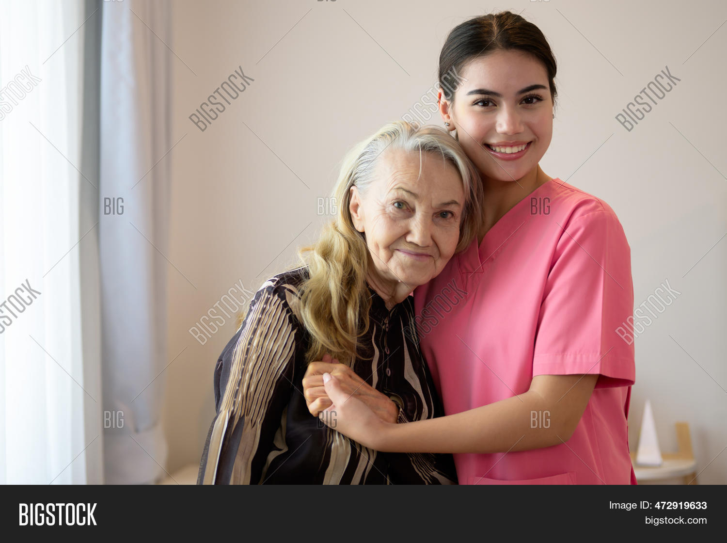 Happy Caregiver Senior Image & Photo (Free Trial) | Bigstock