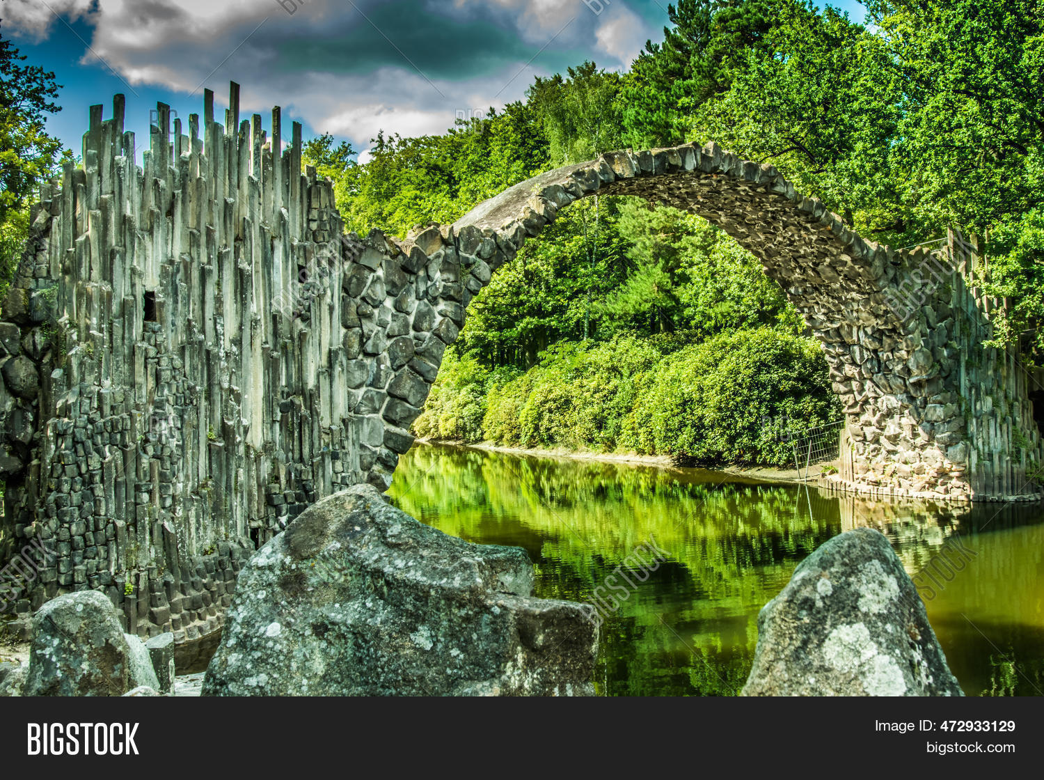 Rakotz Bridge. Image & Photo (Free Trial) | Bigstock