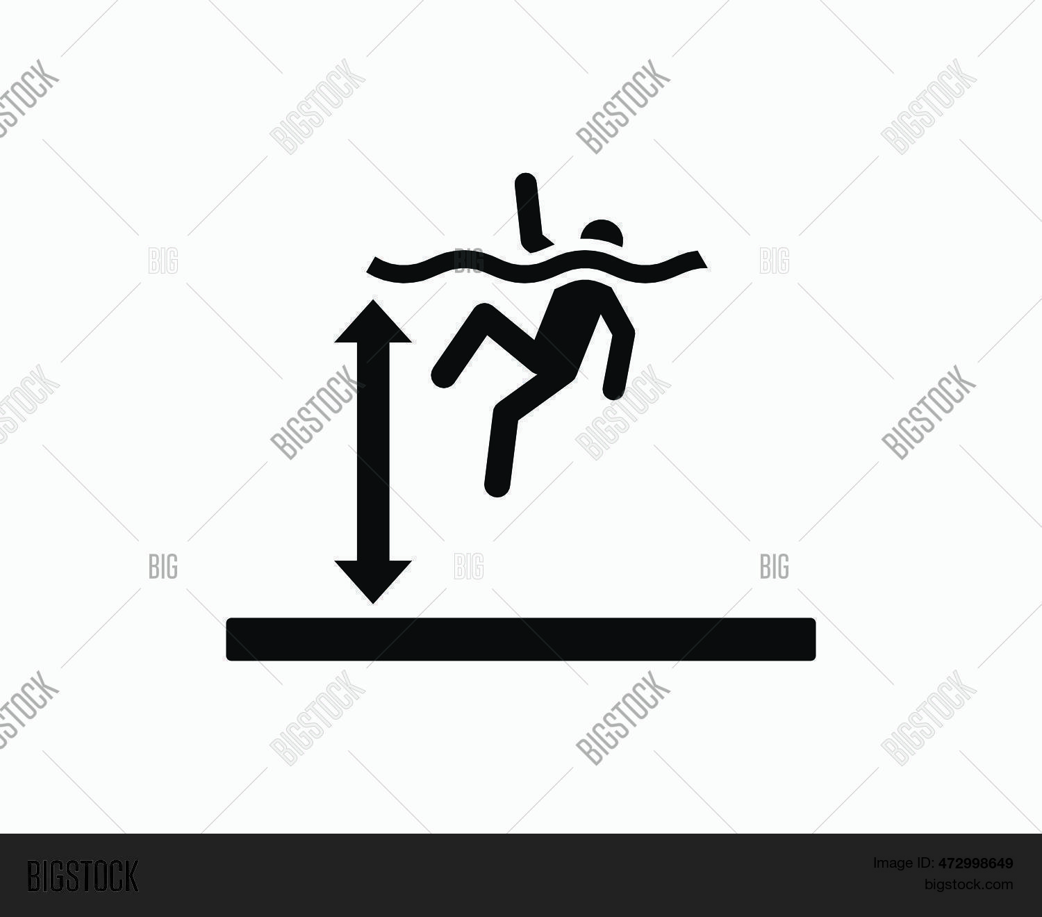 Deep Water Icon Vector & Photo (Free Trial) | Bigstock