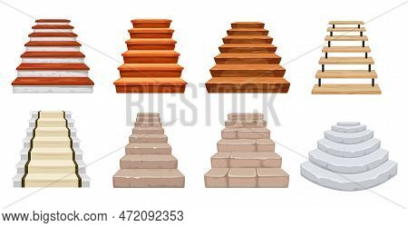 Cartoon Stairs. Vector & Photo (Free Trial) | Bigstock