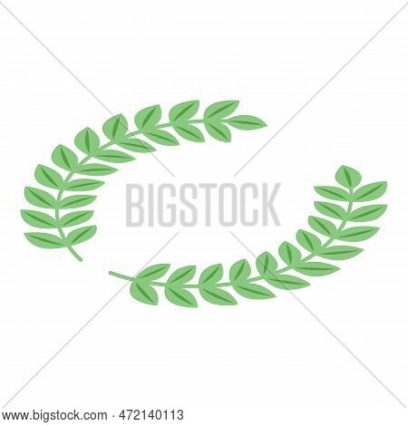 Greek Laurel Icon Vector & Photo (Free Trial) | Bigstock