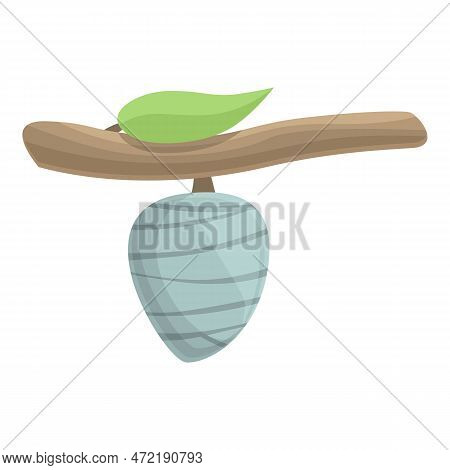 Cocoon Icon Cartoon Vector & Photo (Free Trial) | Bigstock