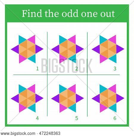 Find Odd One Out. Vector & Photo (Free Trial) | Bigstock