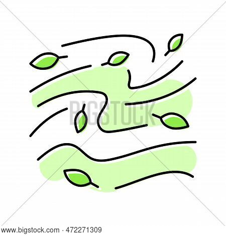 Fresh Air Color Icon Vector & Photo (Free Trial) | Bigstock