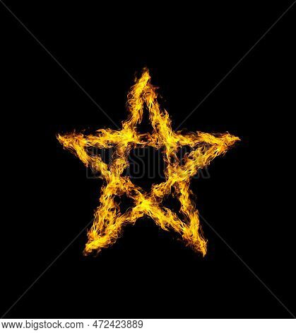 Star Flame Heat Black Image & Photo (Free Trial) | Bigstock