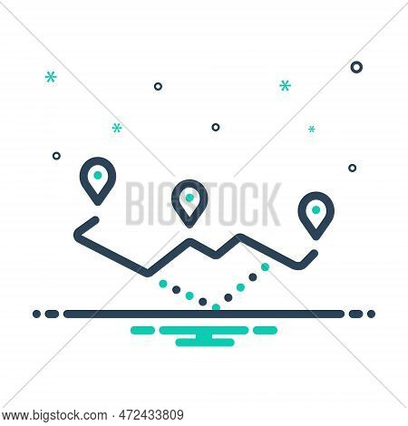 Mix Icon Routes Image & Photo (Free Trial) | Bigstock