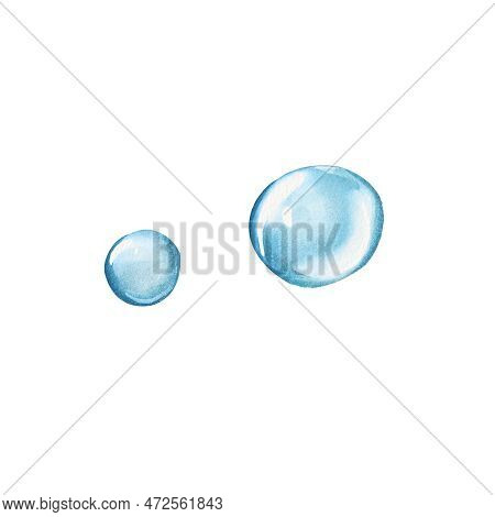 Two Light Blue Bubbles Image & Photo (Free Trial) | Bigstock