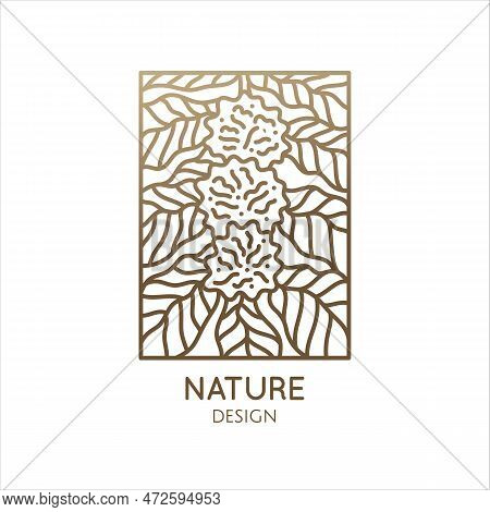 Flower Logo Hydrangea Vector & Photo (Free Trial) | Bigstock