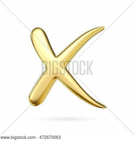 3d Gold Metal Cross Image & Photo (Free Trial) | Bigstock