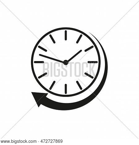 Clock Arrow. Time Vector & Photo (Free Trial) | Bigstock