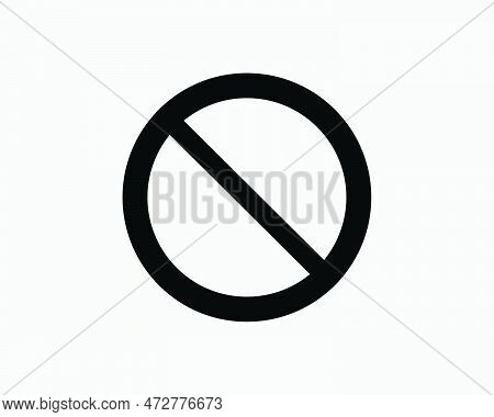 Prohibition Sign Do Vector & Photo (Free Trial) | Bigstock