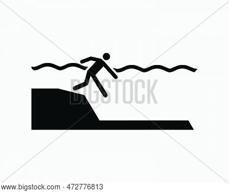 Deep End Pool Icon Vector & Photo (Free Trial) | Bigstock