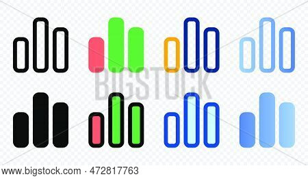 Bar Chart Icons Vector & Photo (Free Trial) | Bigstock