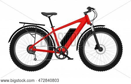 Electric Bicycle Side Vector & Photo (Free Trial) | Bigstock