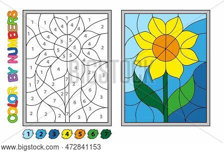 Color By Numbers. Vector & Photo (Free Trial) | Bigstock