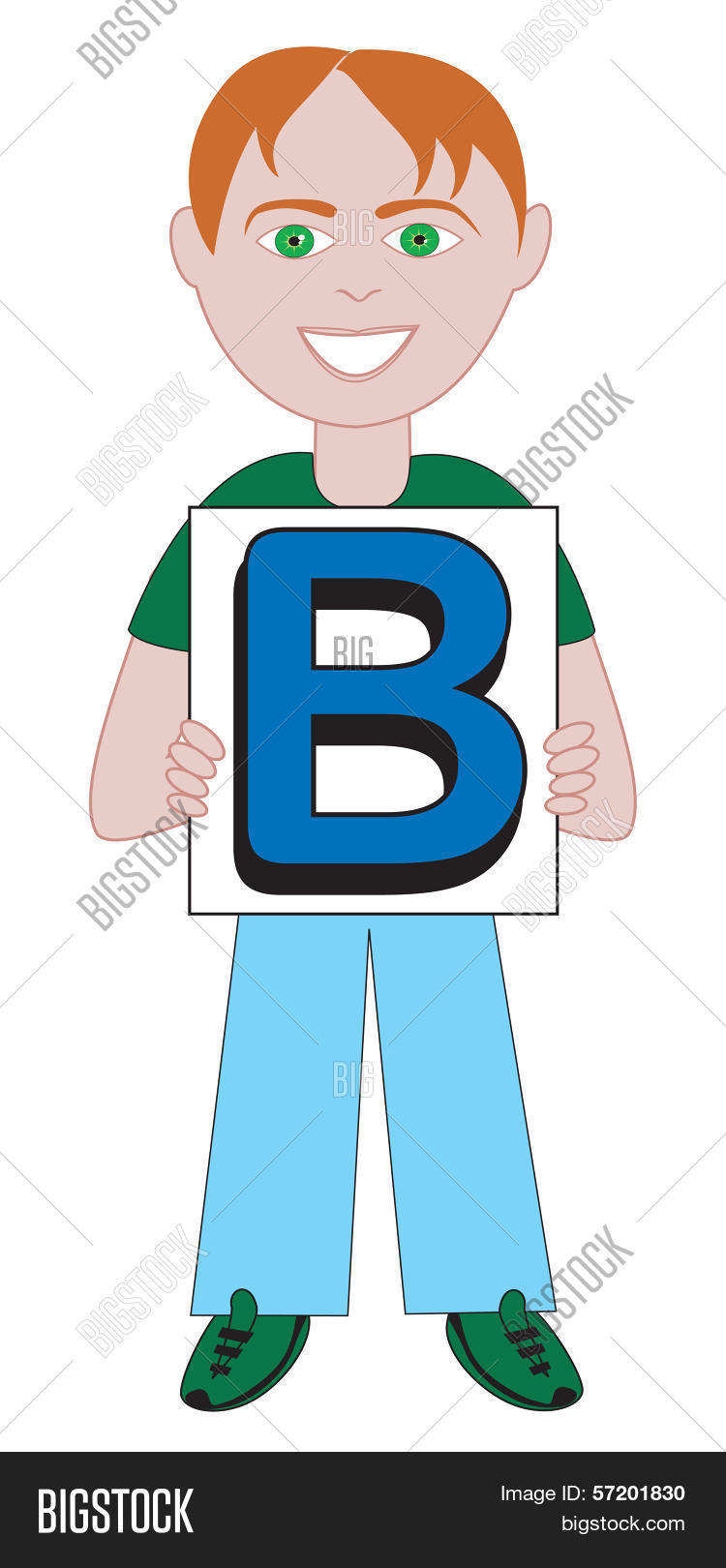 Letter B Boy Vector & Photo (Free Trial) | Bigstock