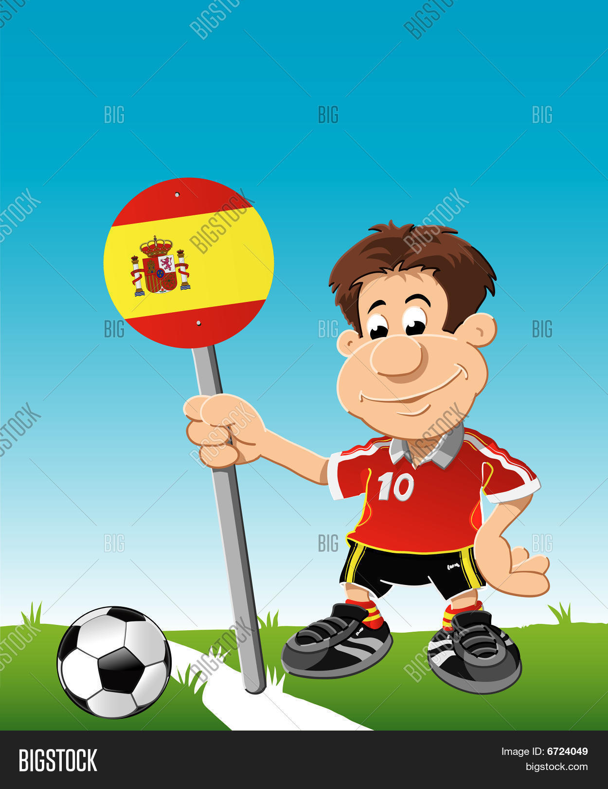 Spain Football Team Vector & Photo (Free Trial) | Bigstock