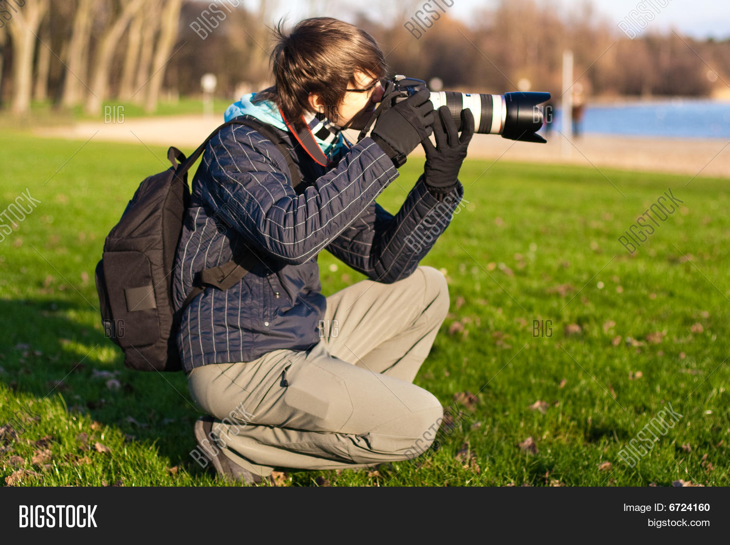 Photographer Taking Image & Photo (Free Trial) | Bigstock