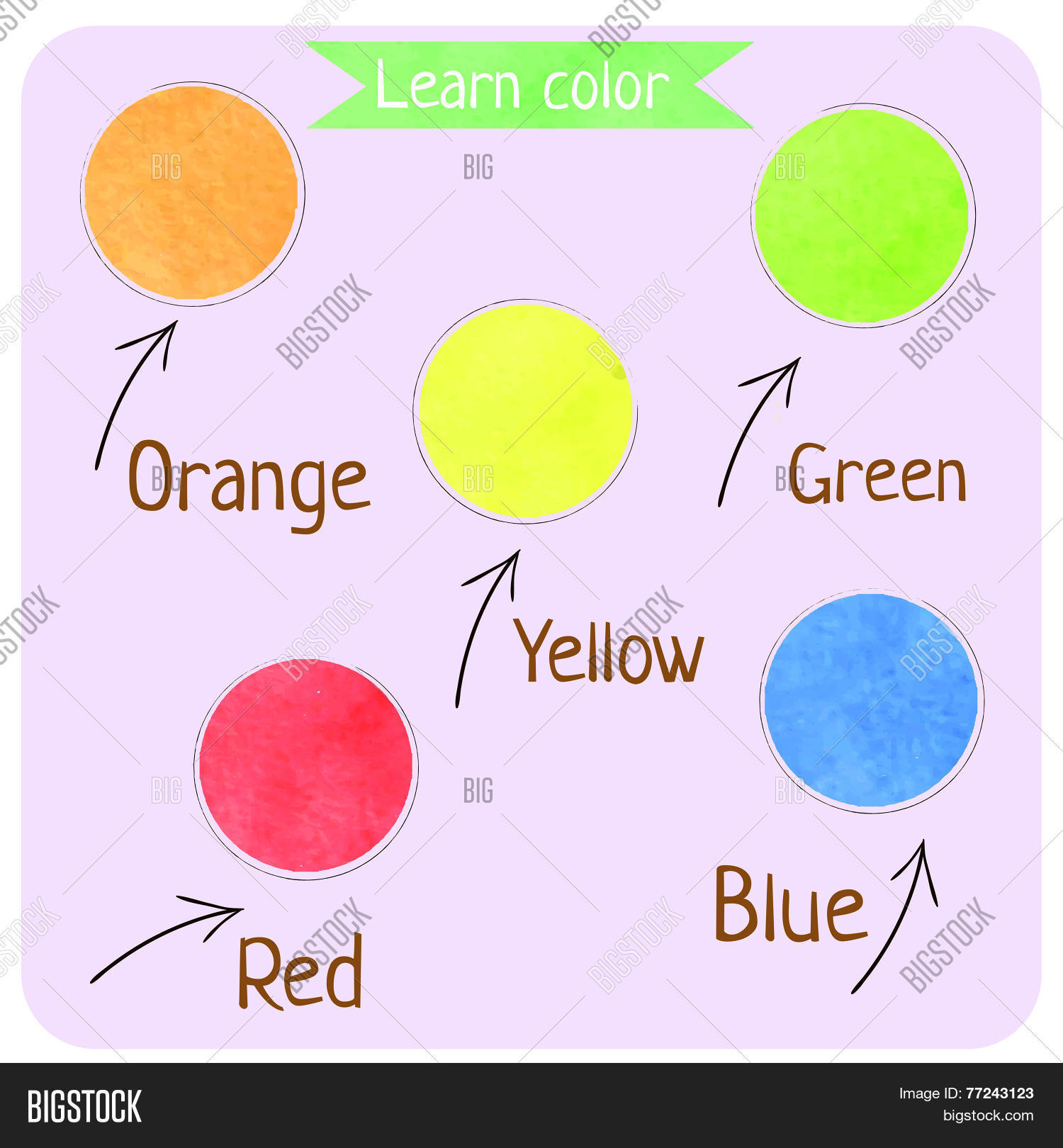 Learn Color Kids. Vector & Photo (Free Trial) | Bigstock