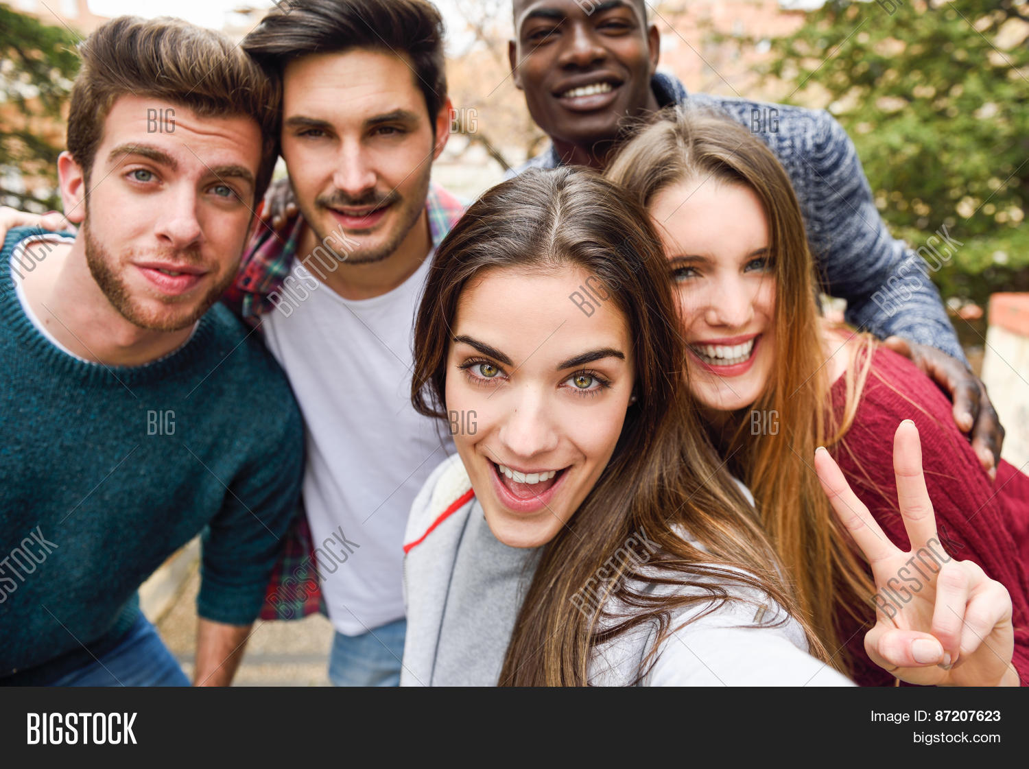Group Friends Having Image & Photo (Free Trial) | Bigstock
