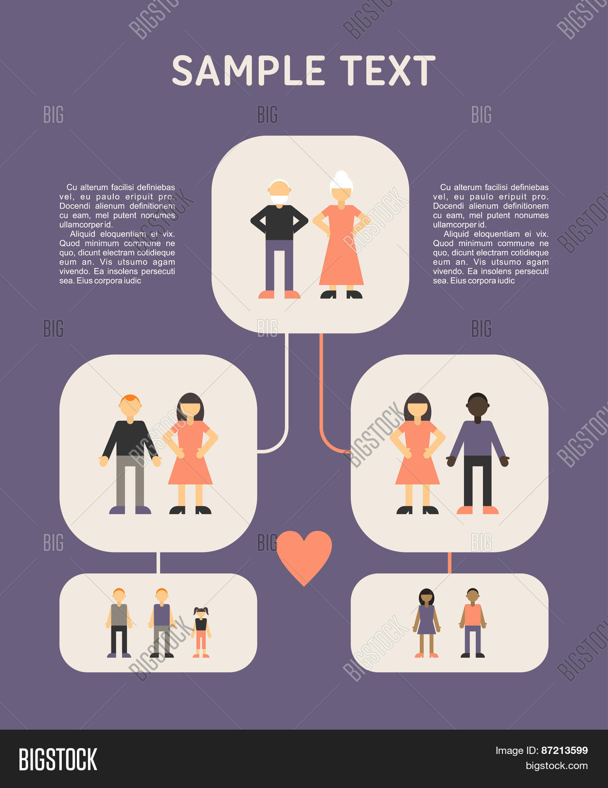 Family Tree People Vector & Photo (Free Trial) | Bigstock