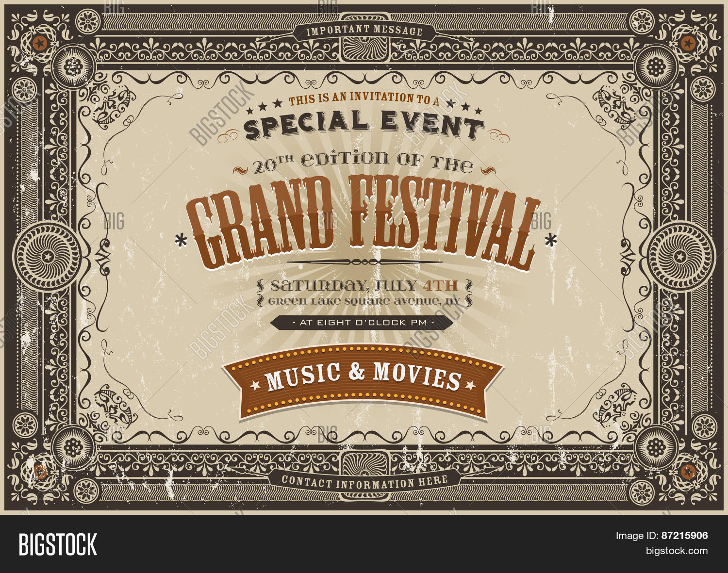 Vintage Retro Vector & Photo (Free Trial) | Bigstock