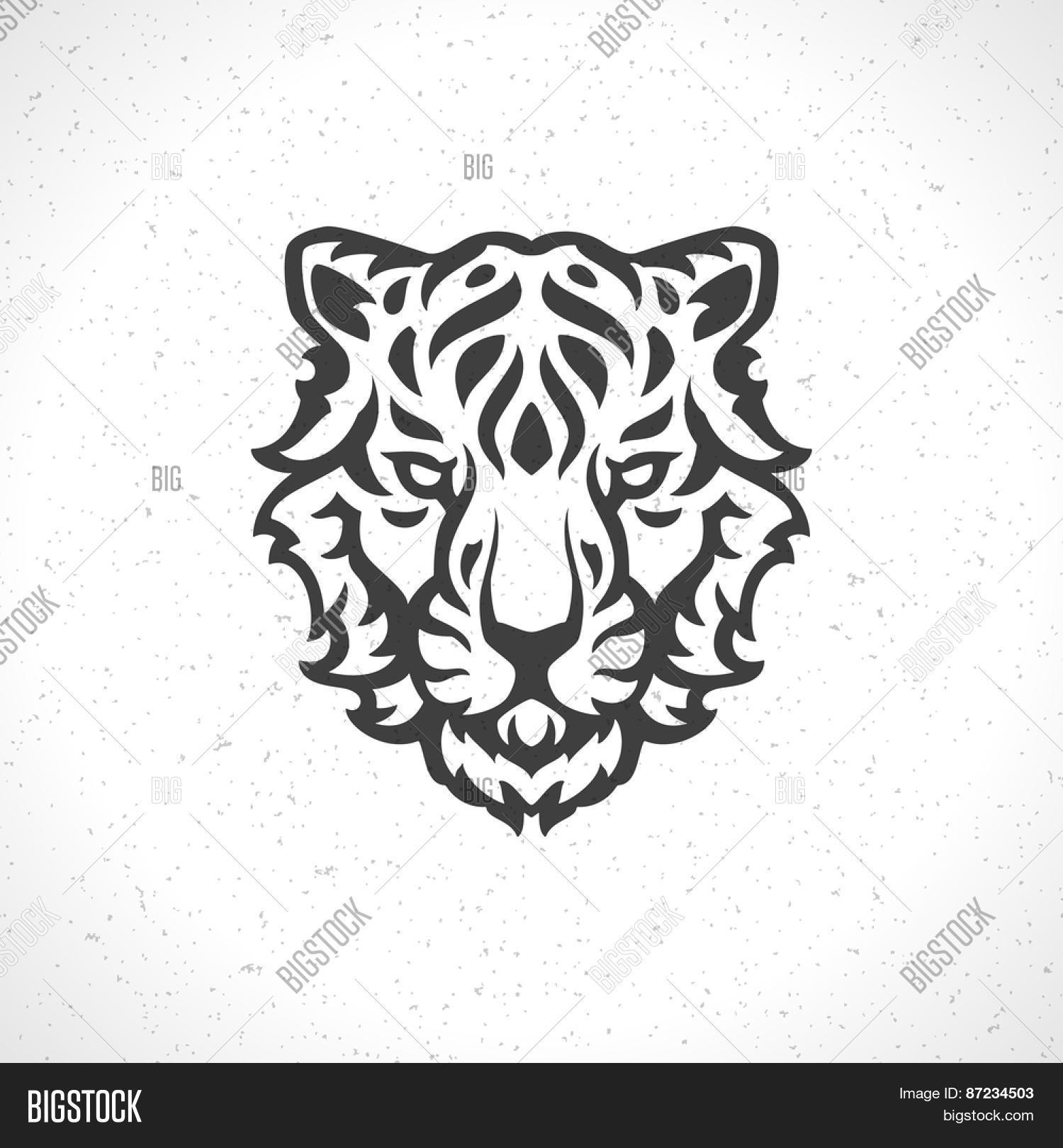 Tiger Face Logo Vector & Photo (Free Trial) | Bigstock