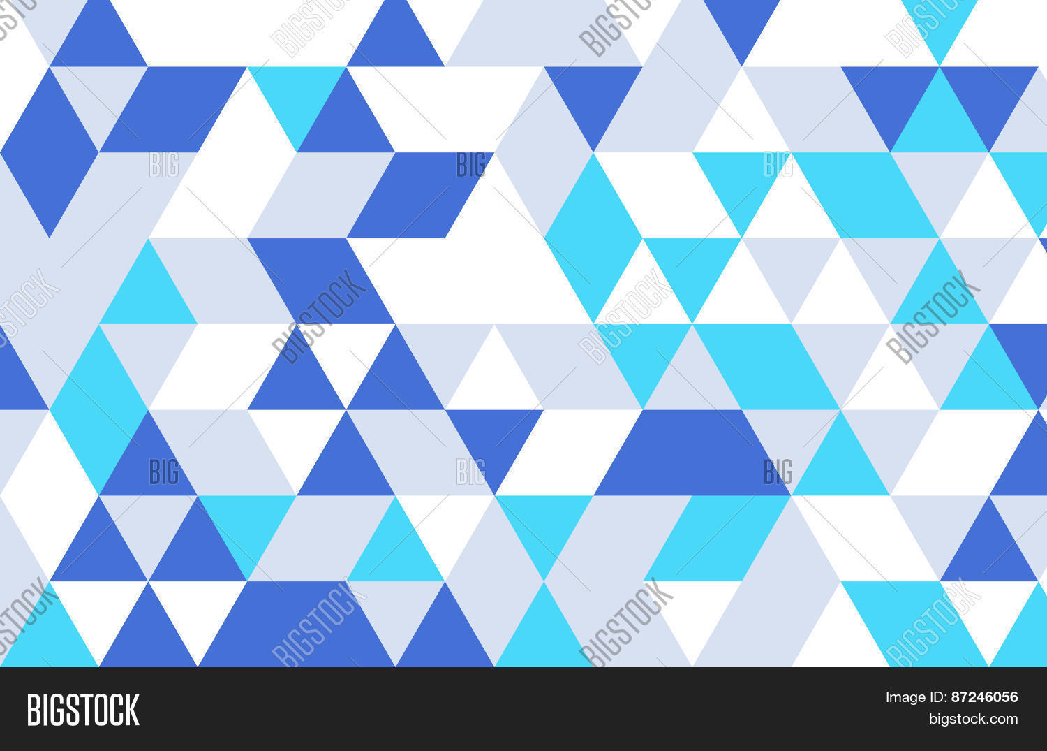 Blue Gray Triangle Vector & Photo (Free Trial) | Bigstock