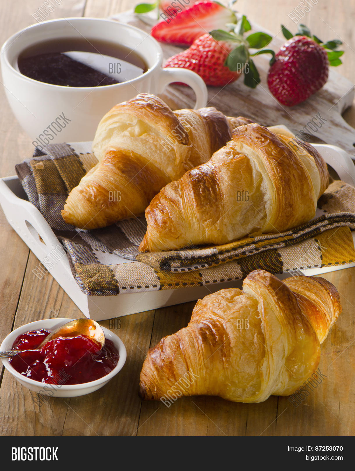 Fresh Croissants Jam Image & Photo (Free Trial) | Bigstock