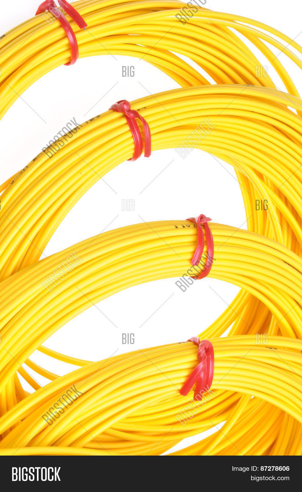 Yellow Fiber Optic Image & Photo (Free Trial) | Bigstock