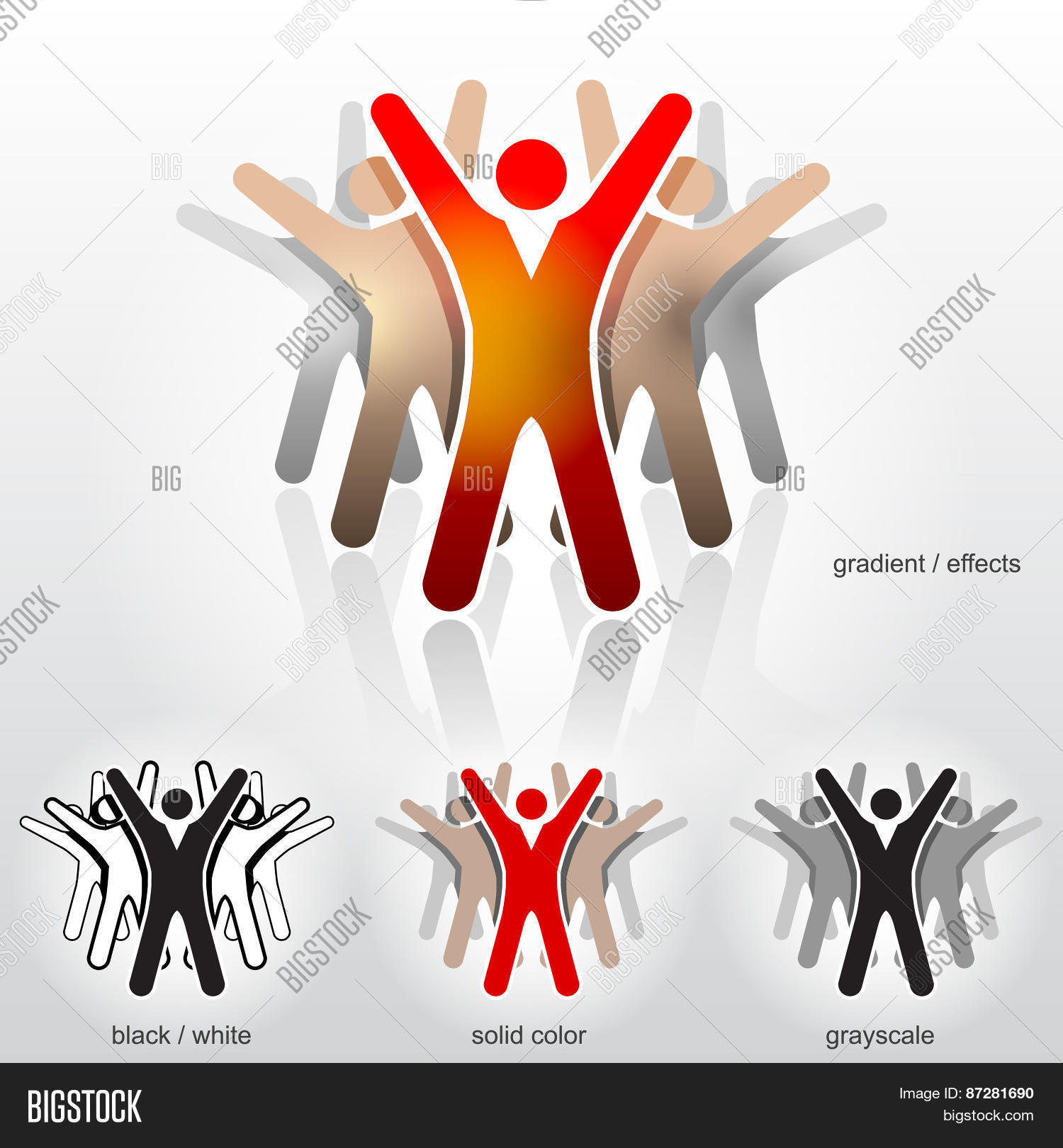 Group Abstract People Vector & Photo (Free Trial) | Bigstock