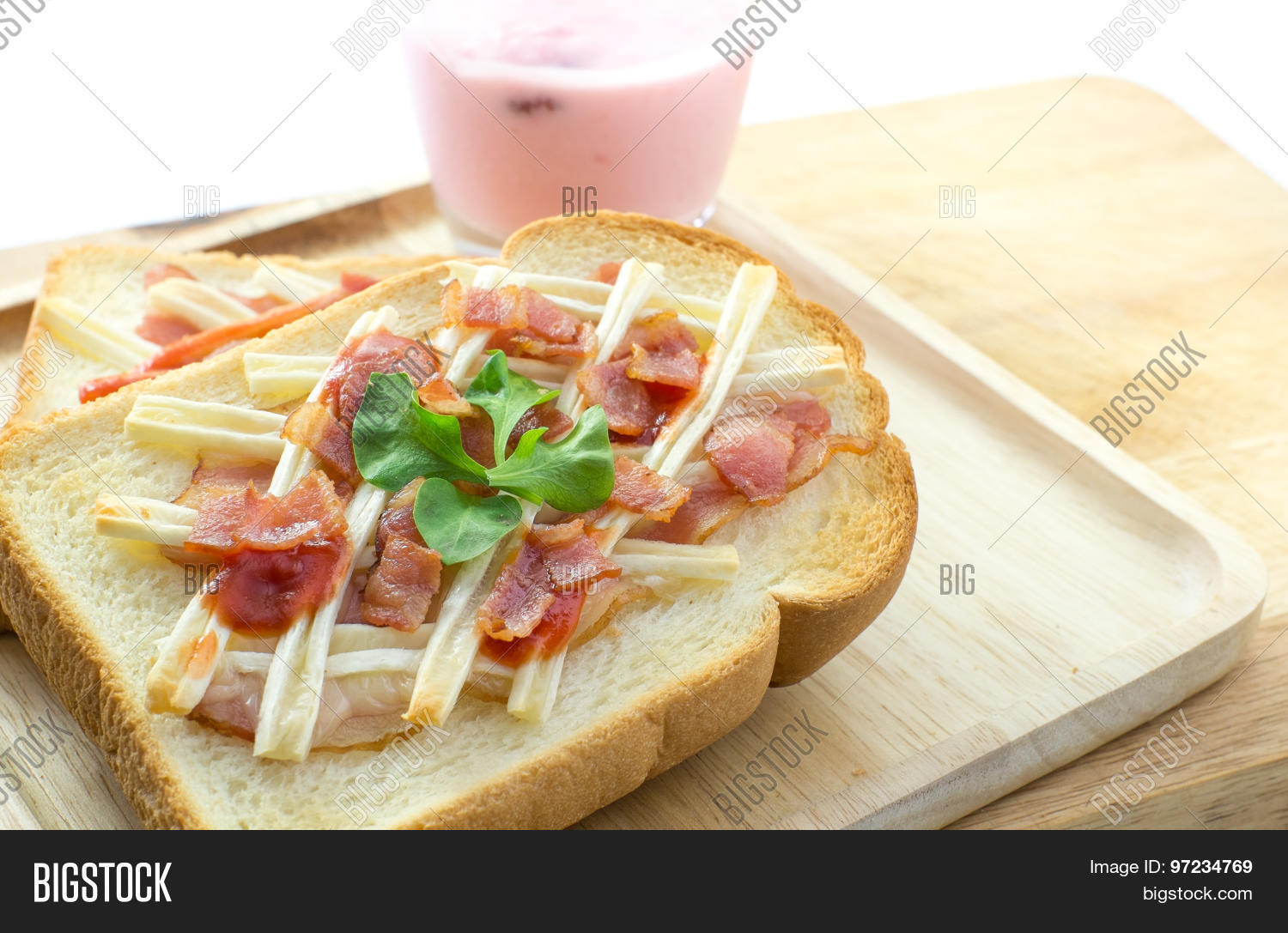 Toast Bread Bacon, Image & Photo (Free Trial) | Bigstock