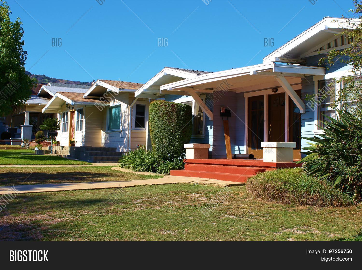 Row Older Homes Image & Photo (Free Trial) | Bigstock