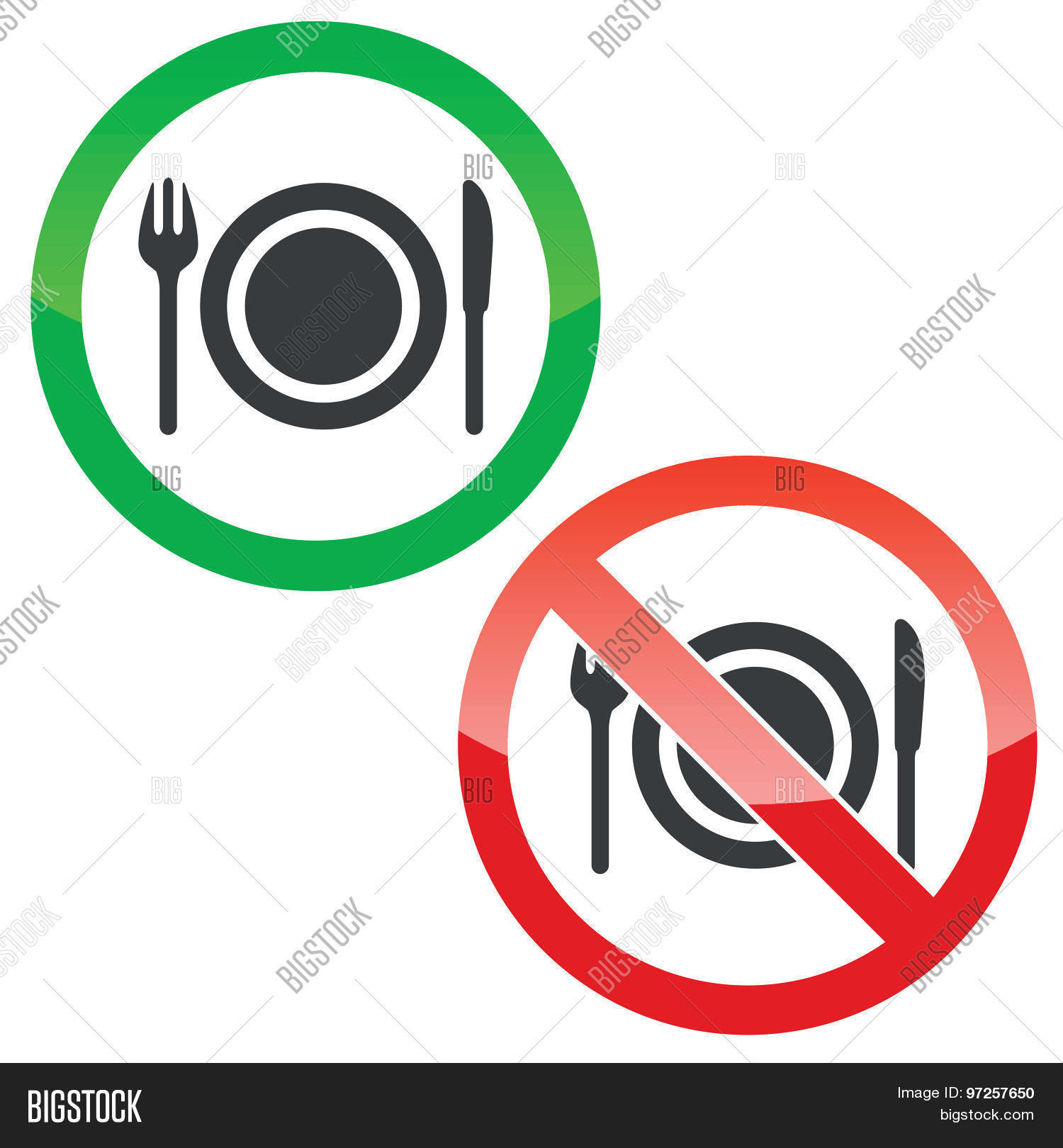 Eating Permission Vector & Photo (Free Trial) | Bigstock