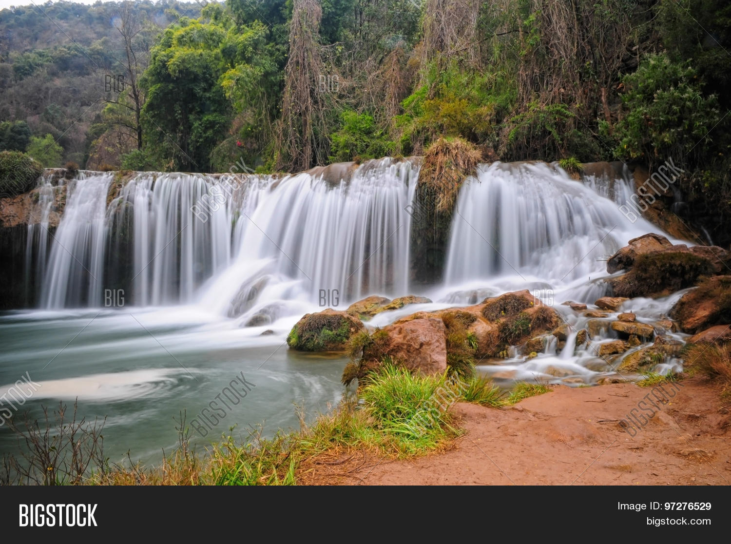 Jiulong Waterfall Image & Photo (Free Trial) | Bigstock