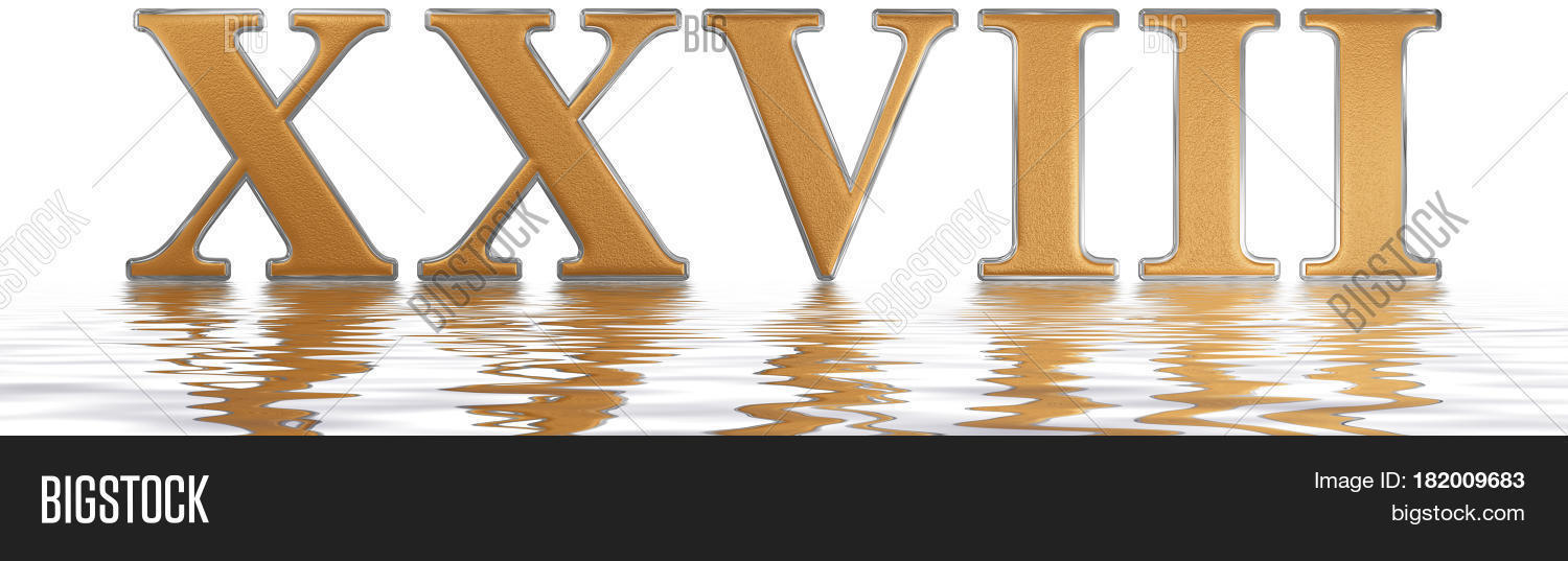 Roman Numeral Xxviii, Image & Photo (Free Trial) | Bigstock