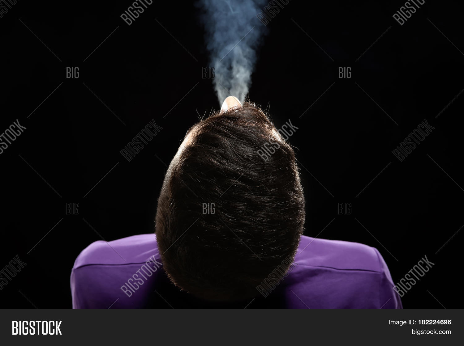 Man Exhaling Smoke On Image & Photo (Free Trial) | Bigstock